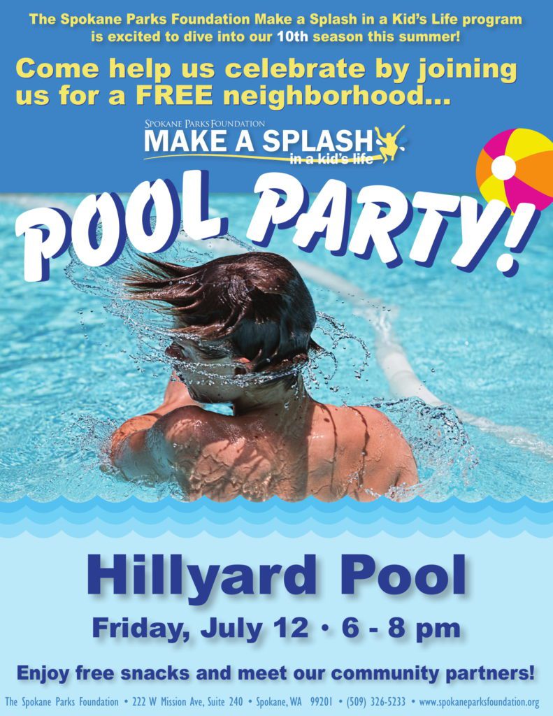 Summer Pool Party Hillyard Flyer-1 - Northeast Community Center